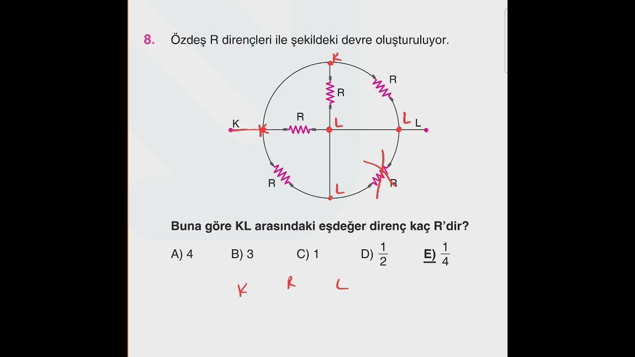 neofizik tyt sb 5.ünite 6.test 8.soru
