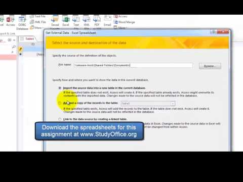Microsoft Access 2013 Tutorial Part 1 of 8