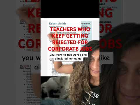 Teacher resume for other jobs #teachercareerchangeresume