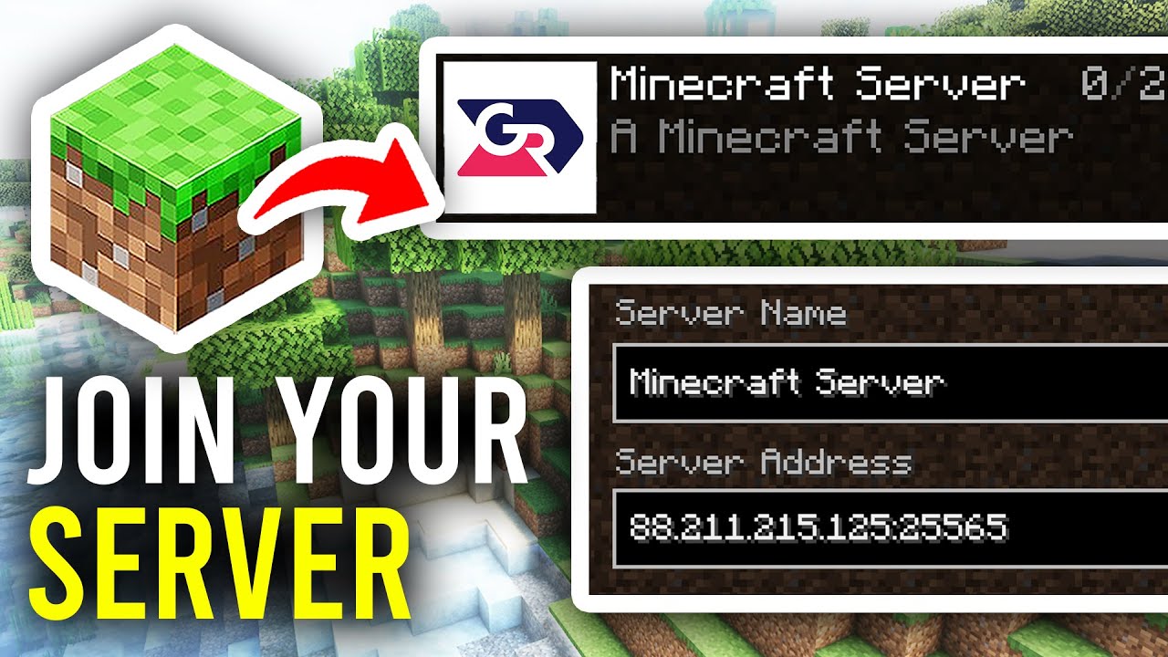 How To Join Your Minecraft Server - Full Guide