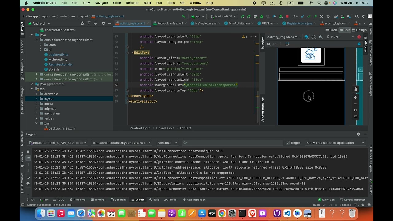 How to remove underline below EditText indicator in Android Studio | Hide underline of text field