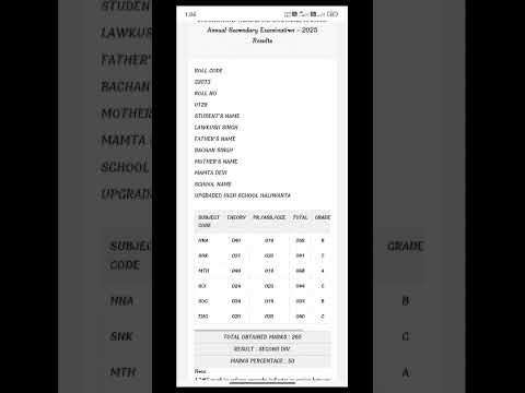 JAC board result 2025 class 10th ka result short video viral haliwanta High School im Lavkush singh