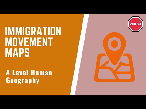 Immigration Movement Maps Video Lecture - Geography for A Level