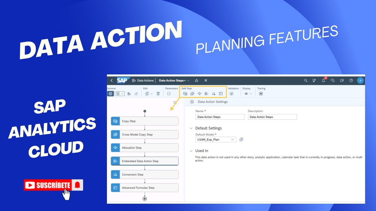 SAP Analytics Cloud (SAC) | Planning | Data Actions