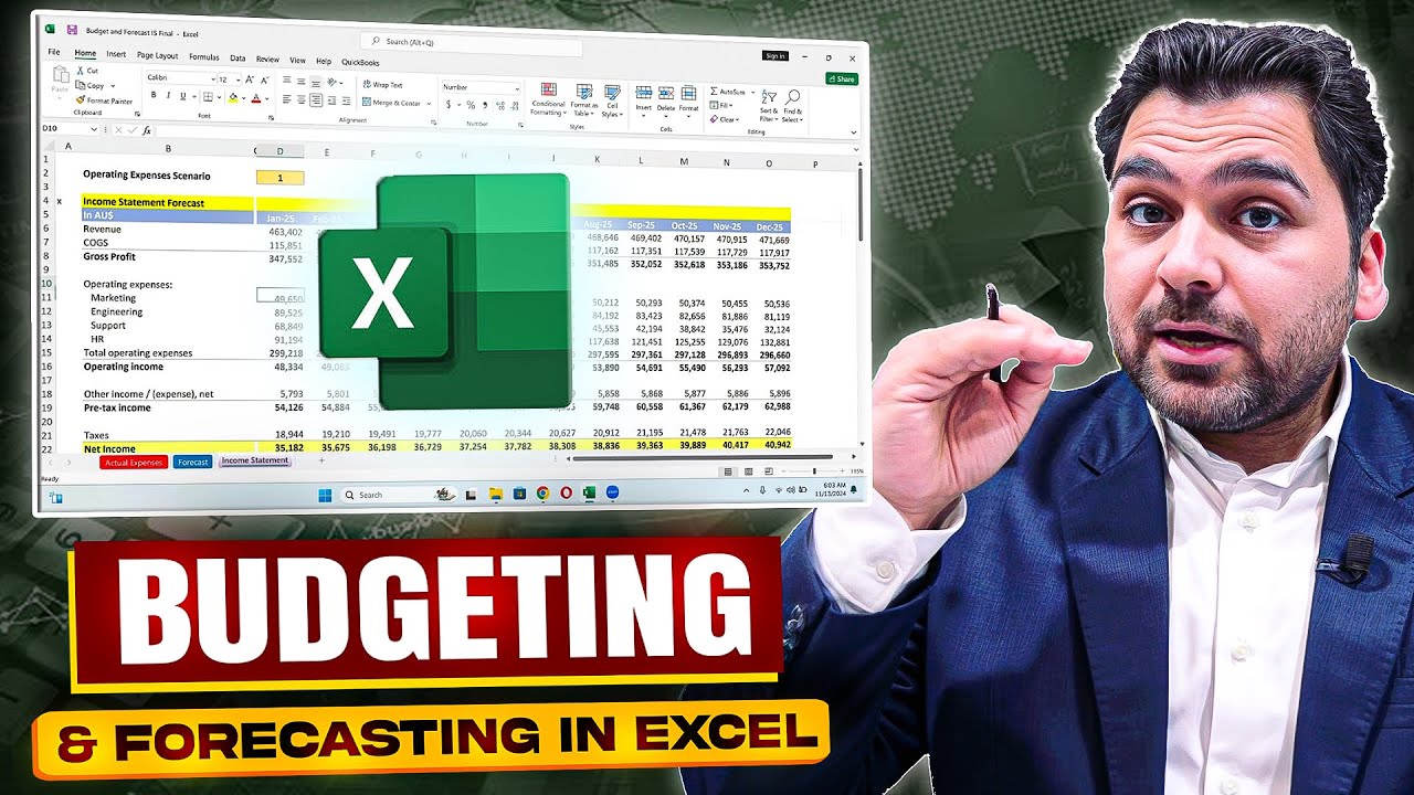 Master Budgeting & Forecasting in Excel: A Step-by-Step Guide!