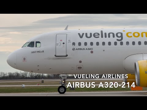 Vueling Airlines I Airbus A320-214 I EC-MAI 🇪🇸 🇪🇺 I 👋👨✈️ I 4K