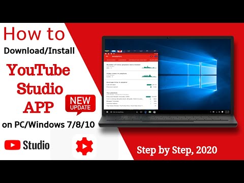 How to Install YouTube Studio App on Pc, 2020