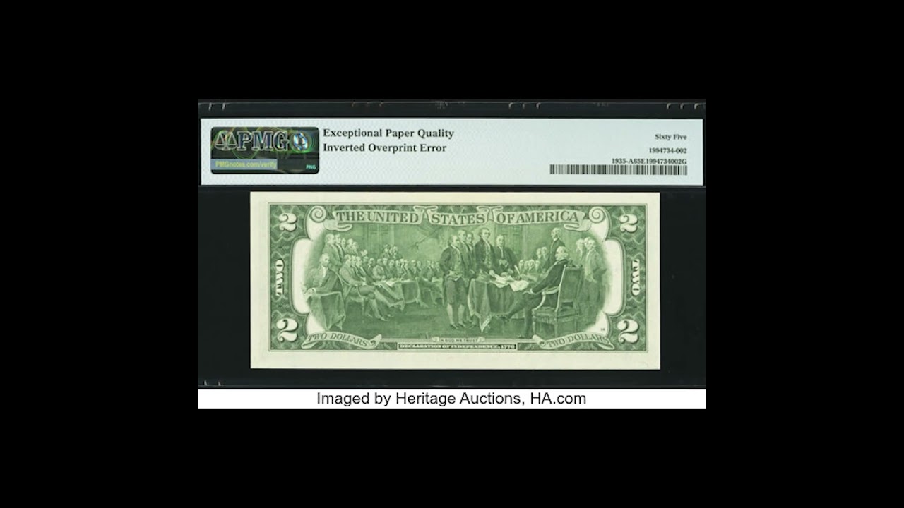 $2,160 For A $2 Bill! Inverted 3rd Printing Error!
