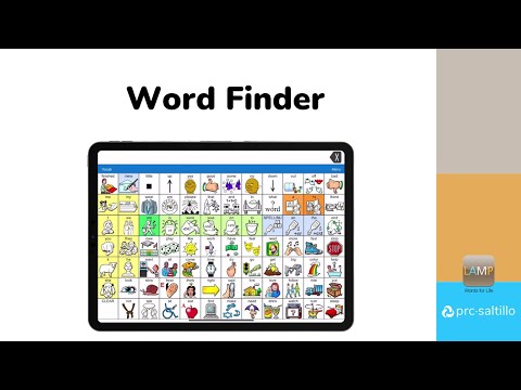LAMP Words For Life Word Finder Tutorial