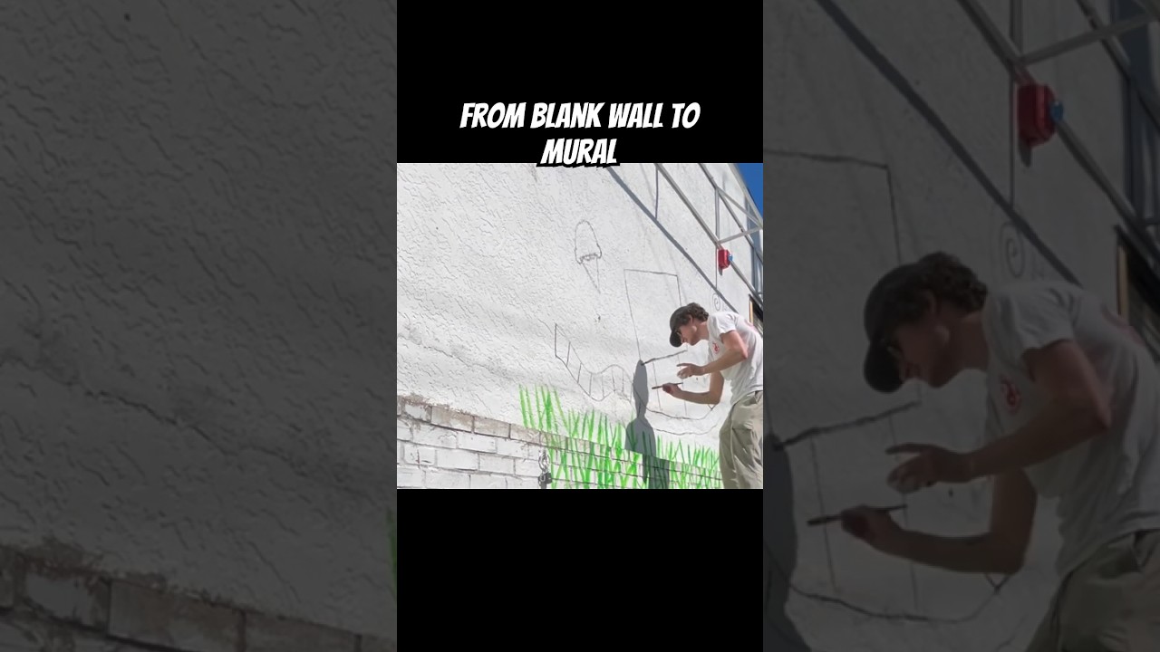 Watch This Wall Turn Into Art Before Your Eyes!