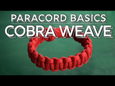 Easy Paracord Cobra Weave Bracelet Tutorial