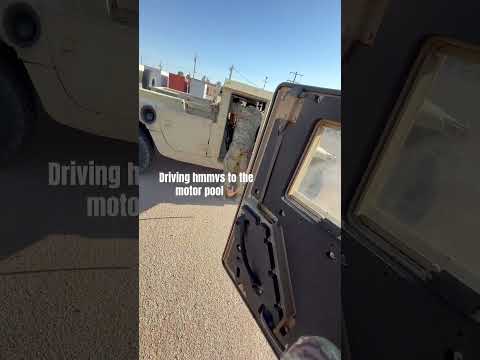 Driving a hmmv #fyp #content #army #shortsfeed #clips #military