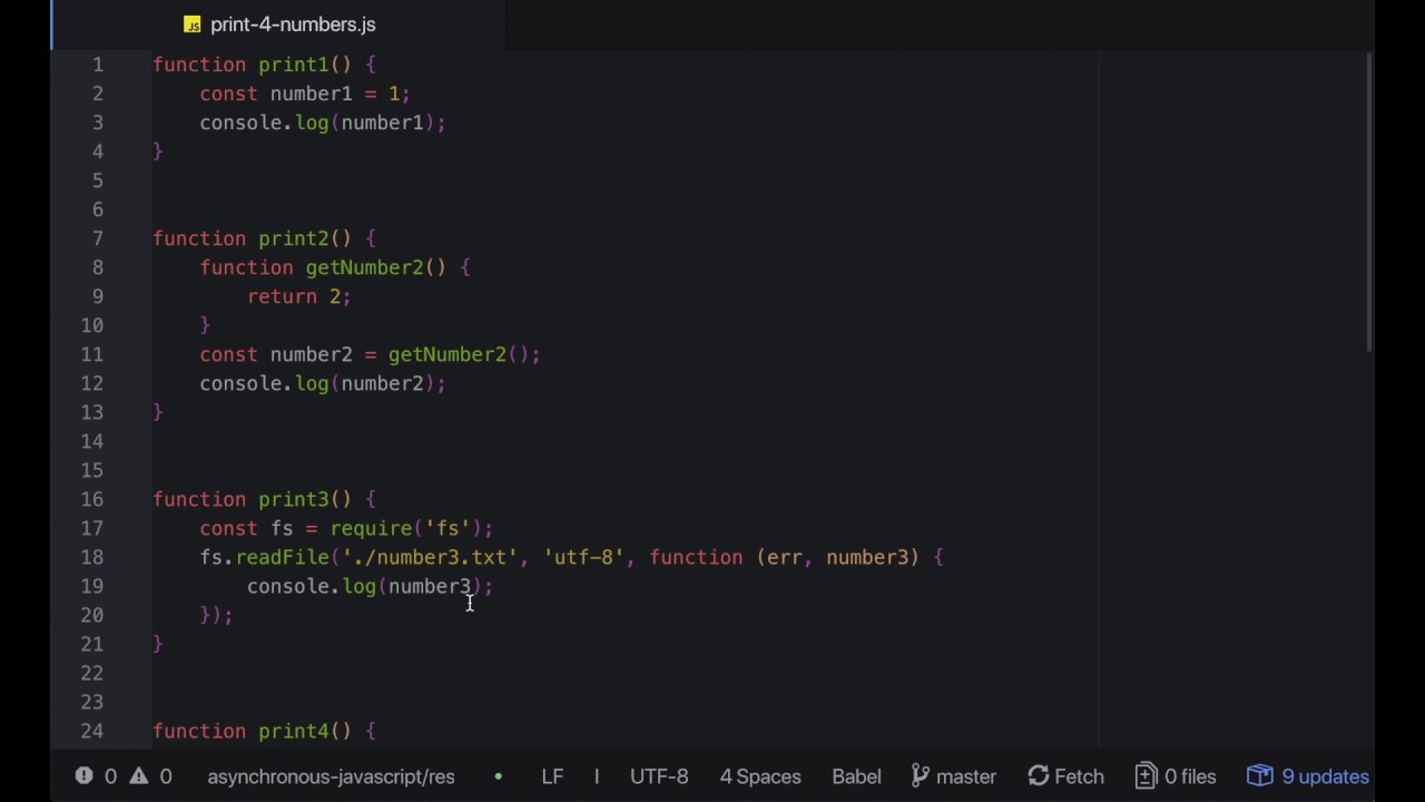 3. Asynchronous JavaScript. Let's Fix Our Example