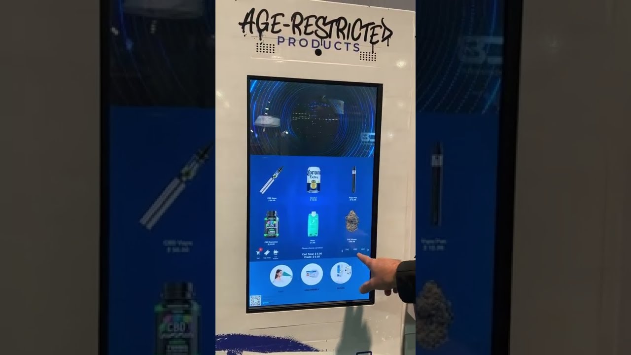 Optimal's Digital View Secure Age Verification Vending Machine