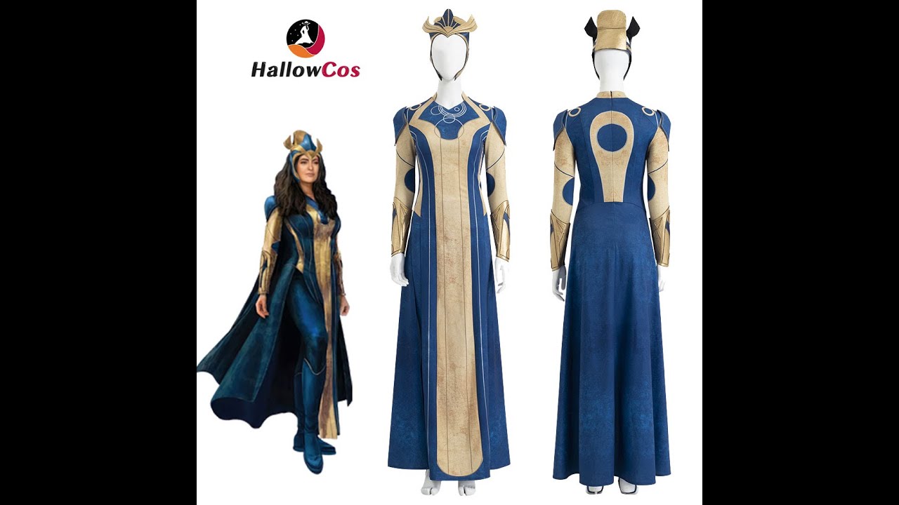 Hallowcos 2021 Eternals Ajak Salma Hayek Cosplay Costume