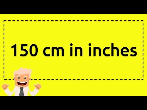 150 cm in inches