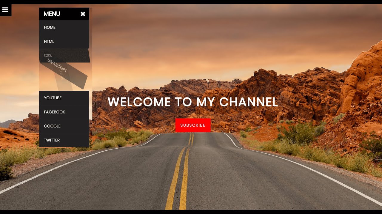 Animated Dropdown Menu | HTML & CSS Tutorial | No Javascript