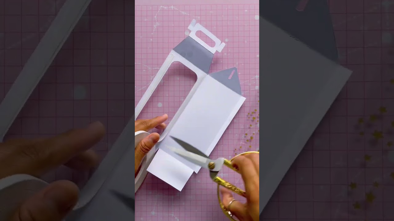 Cajita Milk usando los moldes de Paper World 💫 #scrapbook #candybar #manualidades #fyp #diycrafts