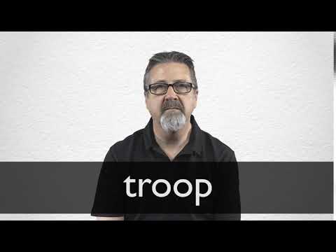 TROOP - Meaning & Translations | Collins English Dictionary