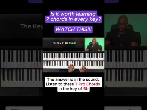 Think gospel is too complex? Not anymore. How to PLAY the 7 Pro Chords in Bb