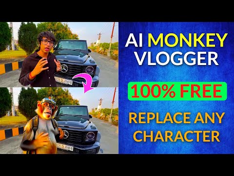 Viral Monkey AI Vlogs Video Kaise Banaye ? How To Make AI Monkey Vlog Video Reels ? Object Replace