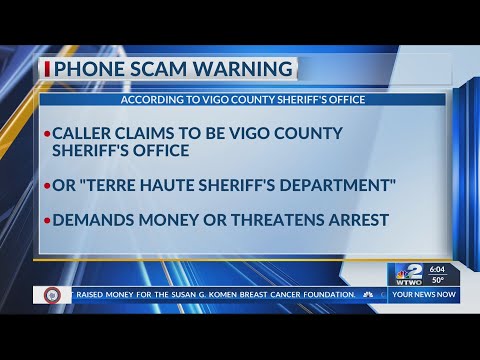 Area Sheriff's warn of phone scams