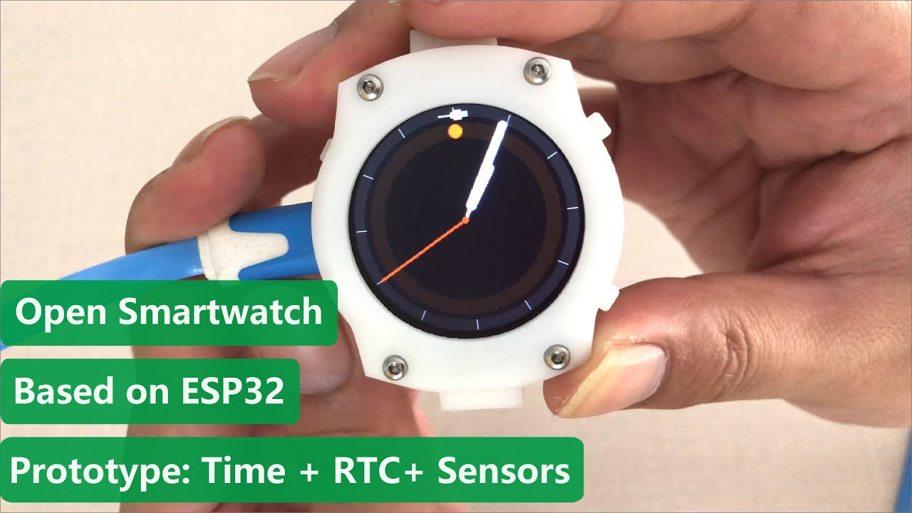 Prototype: Open Smartwatch - ESP32 Open Source Smartwatch