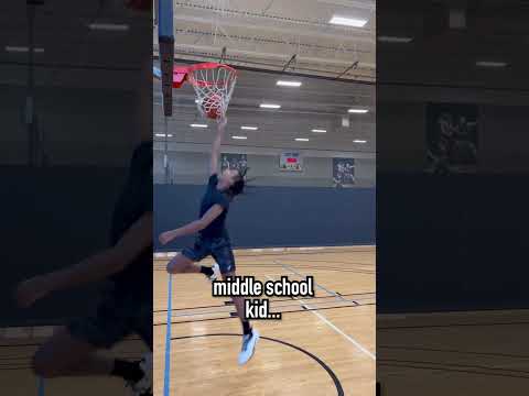 This 5'7 13 Year Old Can DUNK?!