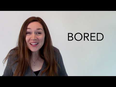 Bored | Learn English words every day with Spotlight