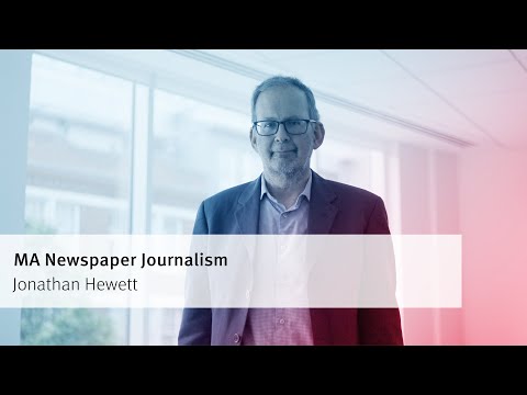 Meet Jonathan Hewett, Programme Director of MA Newspaper Journalism at City