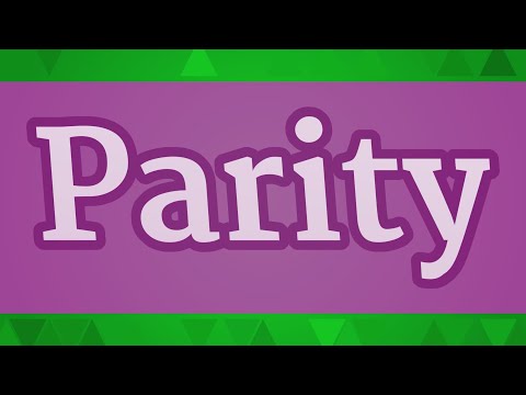 PARITY pronunciation • How to pronounce PARITY