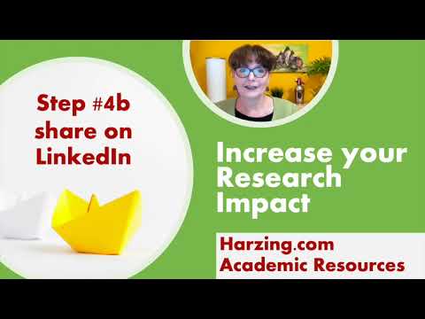 12 - How to share your research on LinkedIn?