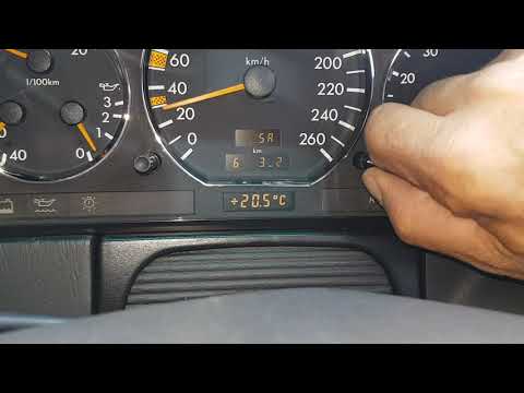 Mercedes W140 Secret Cluster Push in Pin on Knob