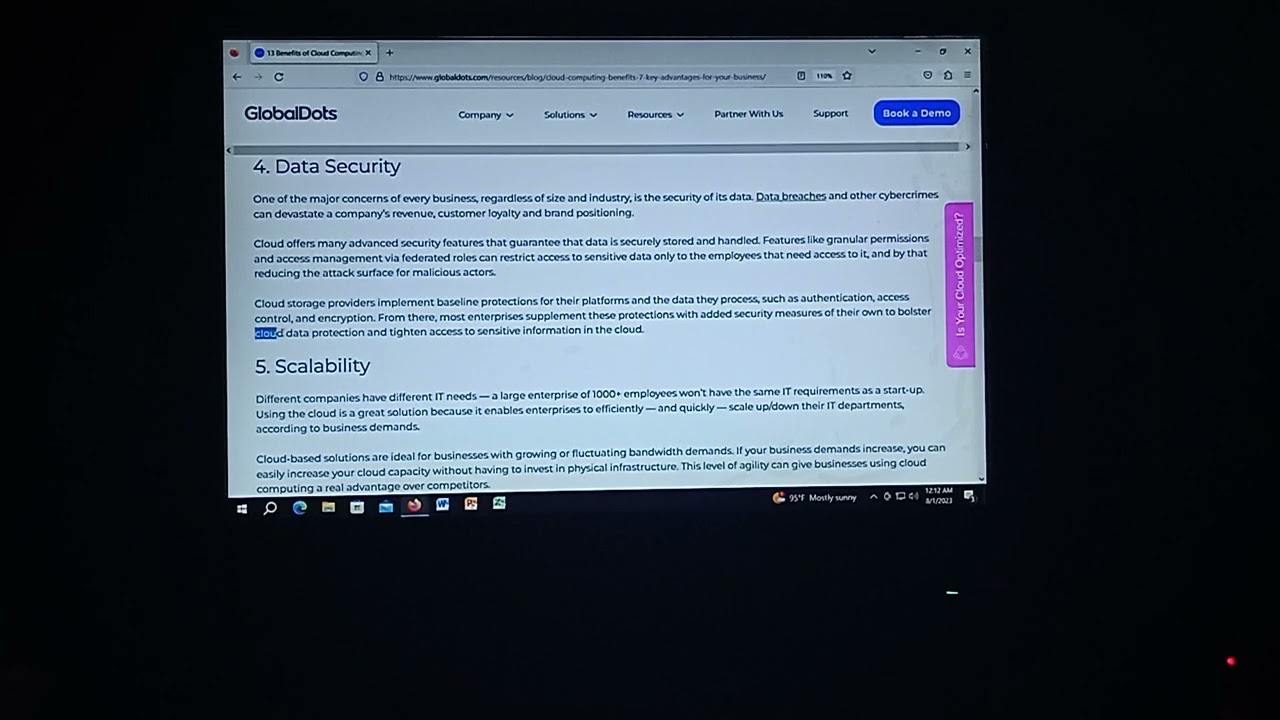 Data security scalability cloud based solutions
