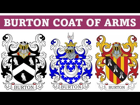 Burton Coat of Arms & Family Crest - Symbols, Bearers, History
