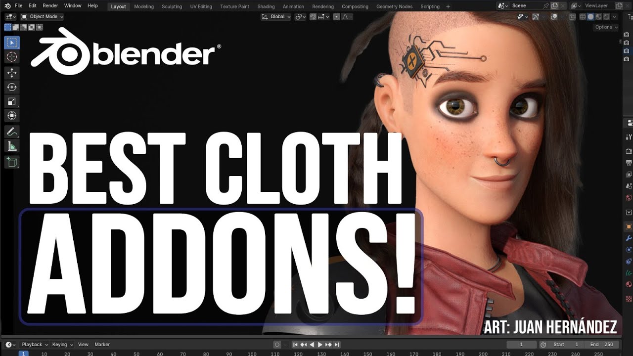 Blender Cloth Simulation & Effects For 2025!