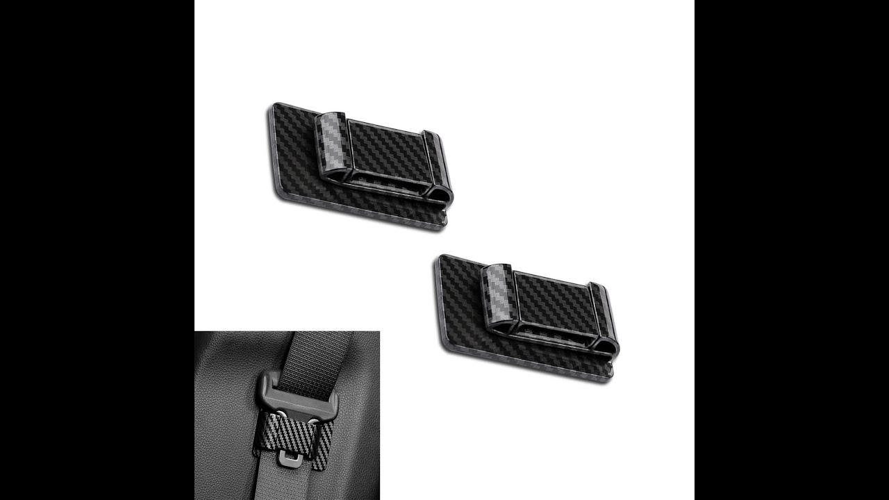Car Seat Belt Stabilizer Universal Belt Clips Stabilizer Holder Avoid Rattling Noise From Collisions