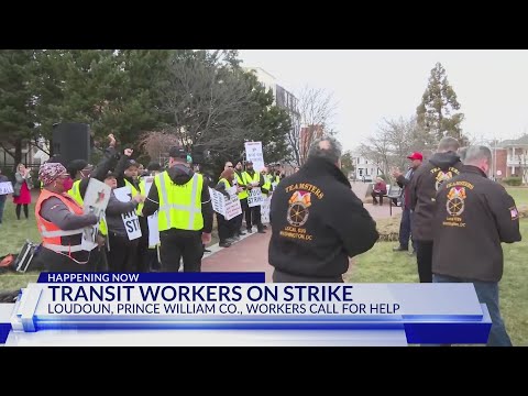 As Loudoun Co. transit workers continue strike, neighboring Prince William Co., workers begin theirs