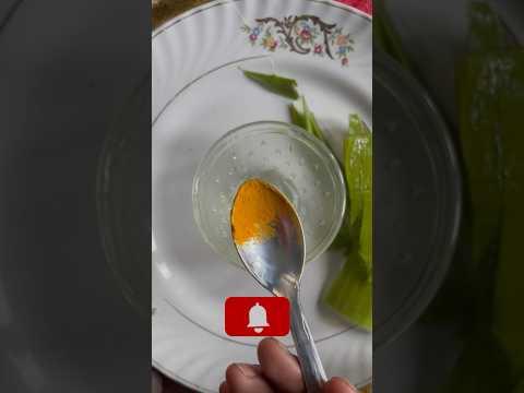 Aloe Vera Face Pack at home #shorts #aloevera #aloeveragel