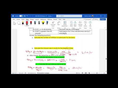 2024 Fall NUR 240 CCAC Allegheny Dosage Calculation Review 4