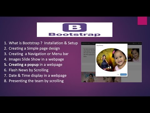 How to create pop up window in website using Bootstrap Modal Component