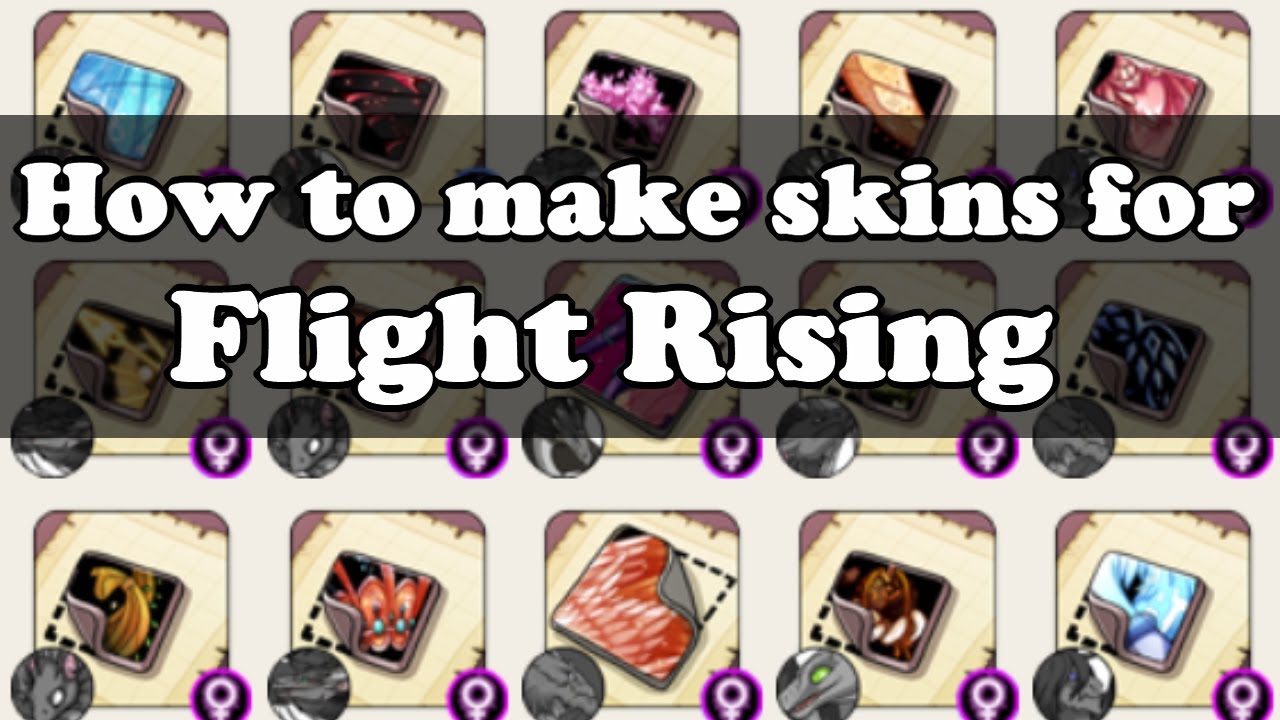Flight Rising: A Guide for making Skins and Accents