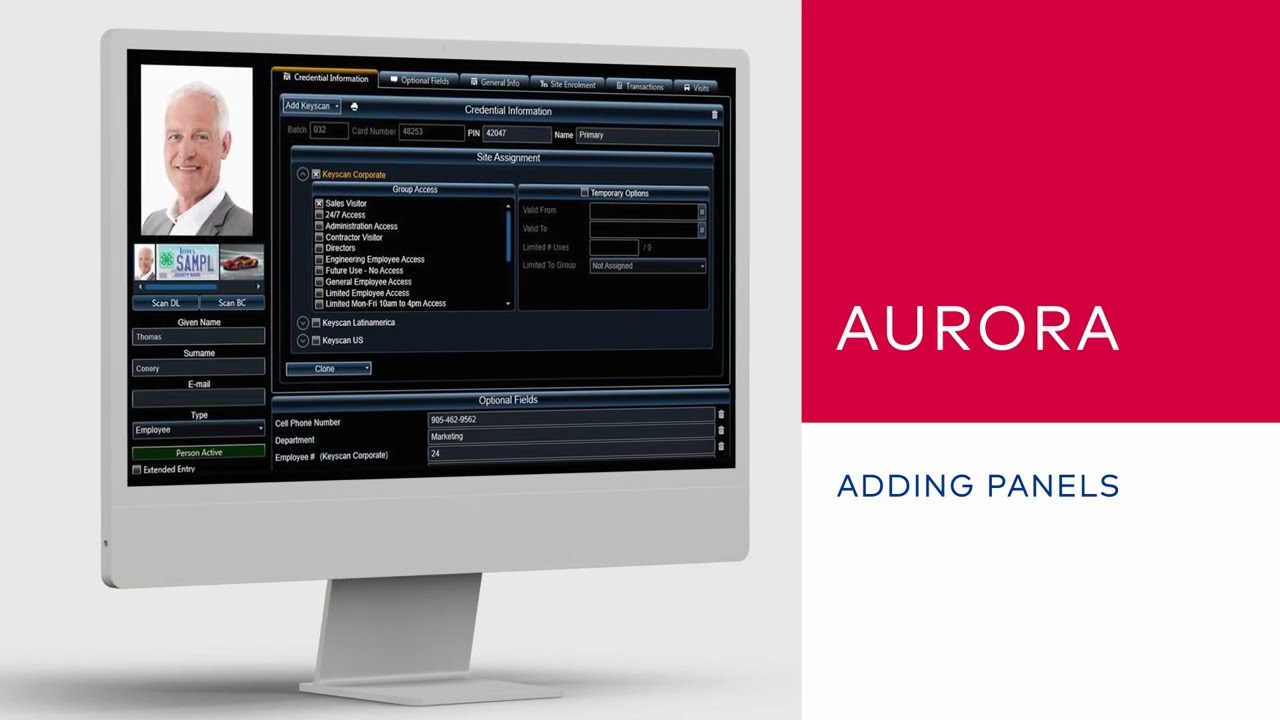 dormakaba Keyscan Aurora Software Setup – Adding Panel