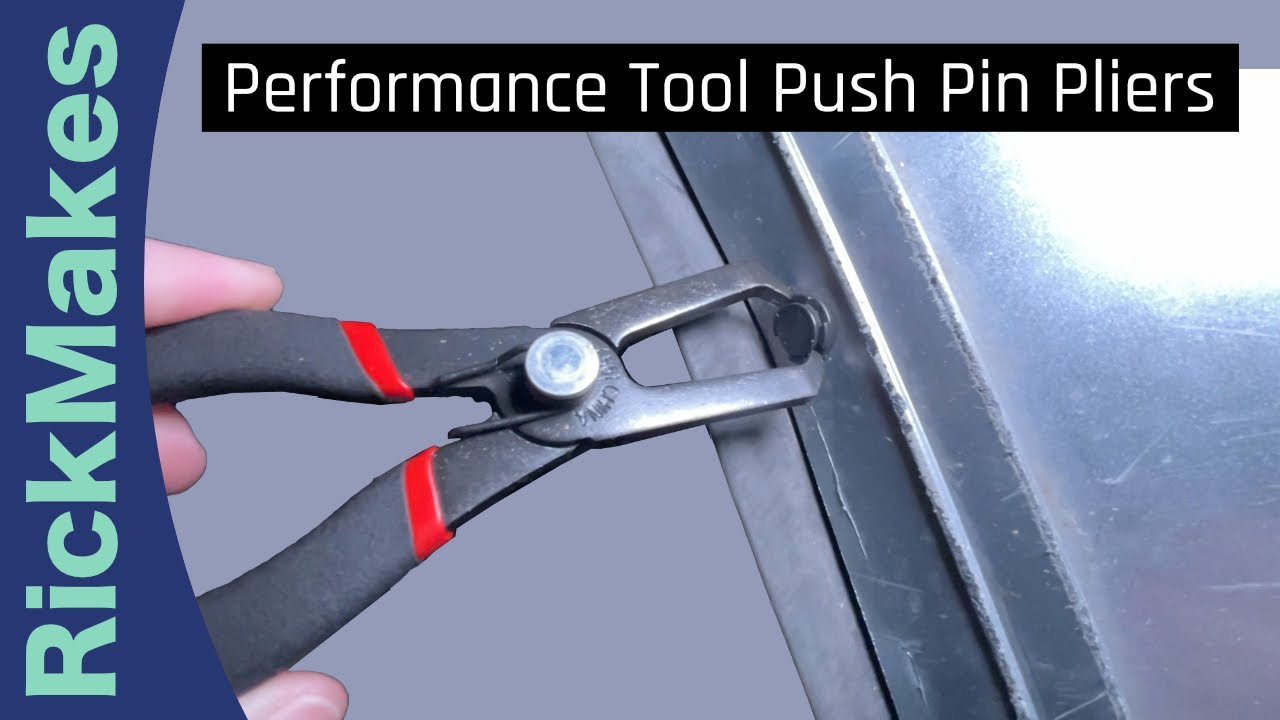 Performance Tool Push Pin Pliers