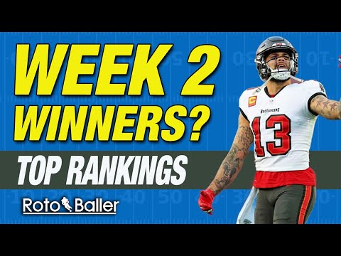 Week 2 Rankings (RB, WR, TE, QB) | Fantasy Football Advice