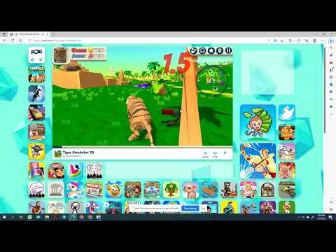 Poki io:Tiger Simulator 3D