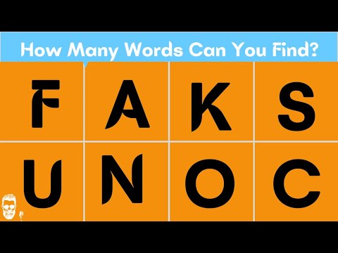Find The Hidden Words Puzzle