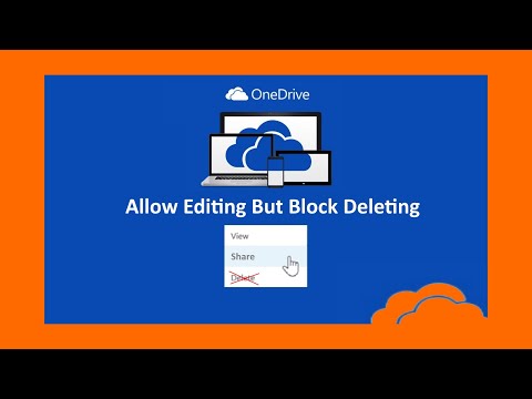 Allow Edits But Not Deletes in OneDrive