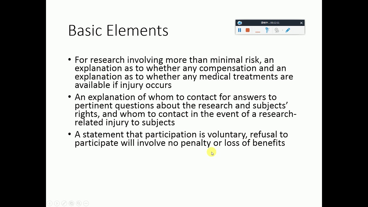 Ethics 6 informed consent