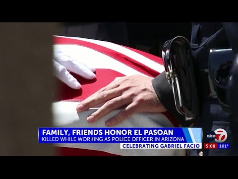 Funeral for El Pasoan killed while working as police officer in Arizona
